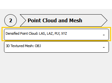 Menu Process > Output Status... - PIX4Dmapper
